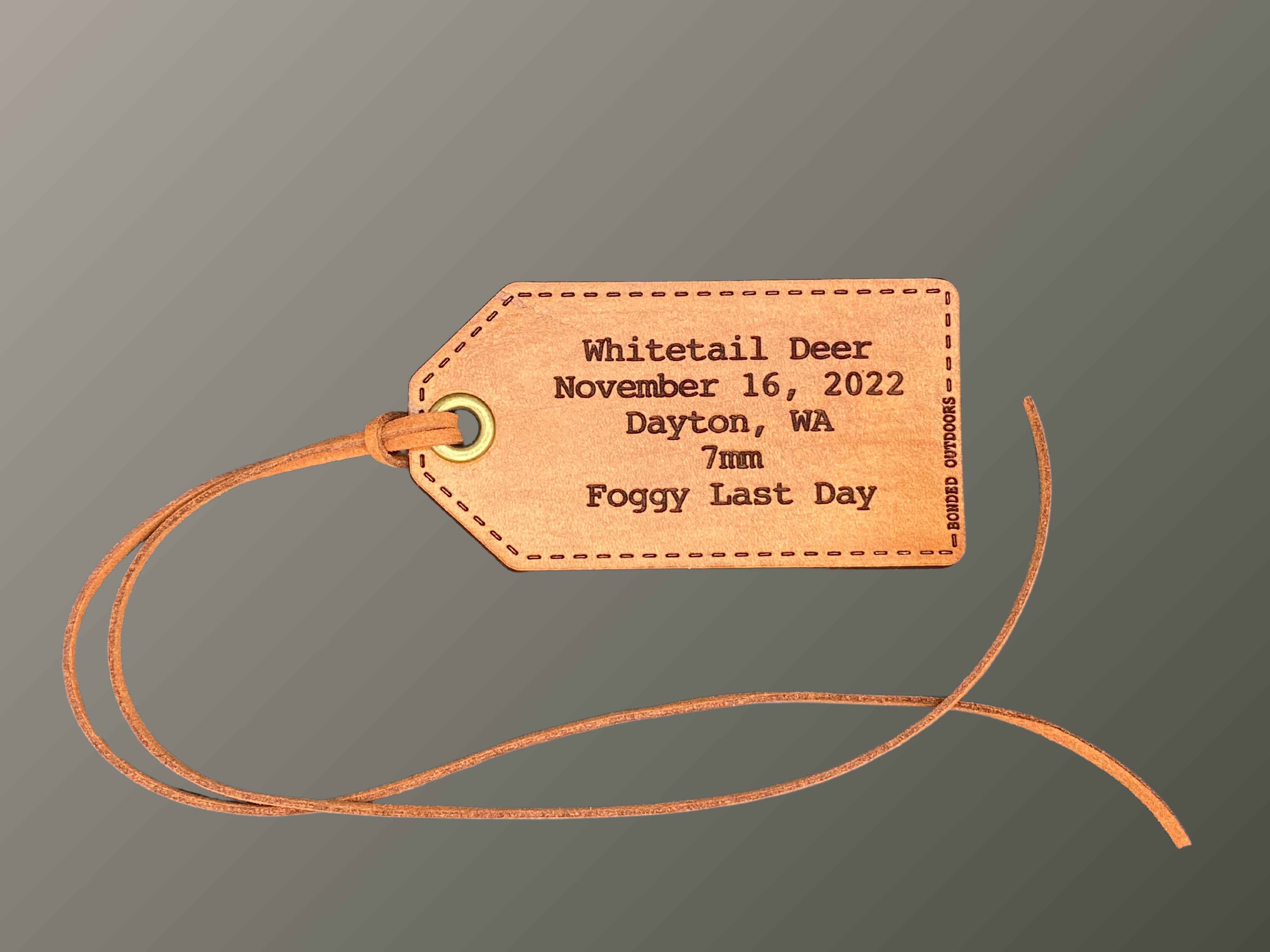 Personalized Trophy Tags – Bonded Outdoors LLC